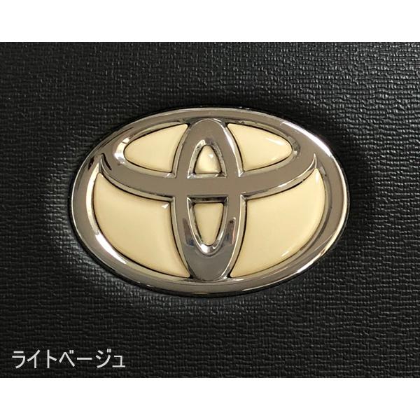 トヨタ ステアリング エンブレムシート ライトベージュ SDH-T04 ハンドル用 樹脂盛立体3Dシール ステッカー 取付け簡単 TOYOTA ZEROWIN : ZEROWIN - 通販 ...