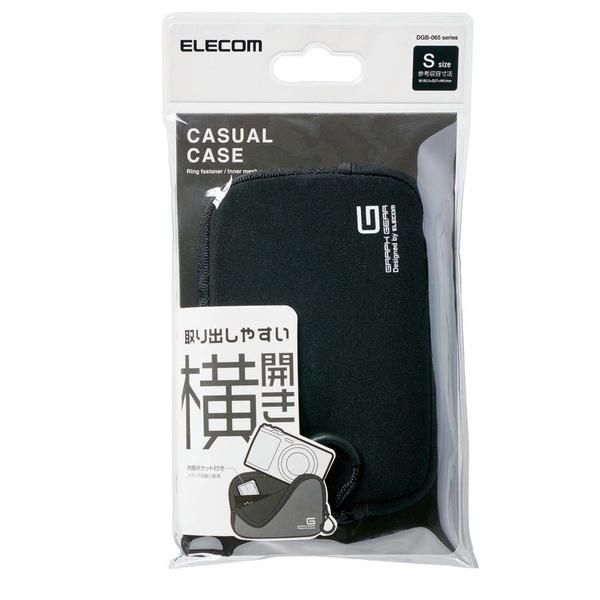 デジタルカメラケース [GRAPH GEAR] Sサイズ 伸縮素材でカメラにぴったりフィット SDカードを入れる内ポケット付: DGB-065BK : ZeTTAPlace - 通販 ...