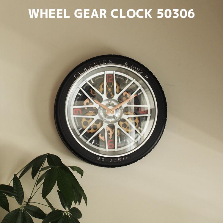 掛け時計 タイヤ風 バイク ウォールクロック 壁掛け時計 壁掛け レトロ ヴィンテージ おしゃれ カフェ 店舗 インテリア 乾電池式 ホイール ギアクロック : zi-crow(ジークロウ ...