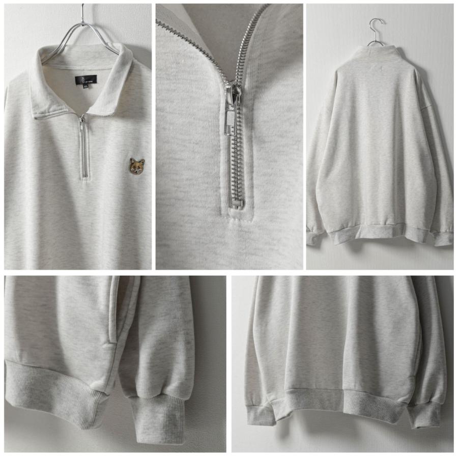 ZIP FIVE スウェット メンズ トレーナー ハーフジップ スタンド ZIP FIVE スウェット メンズ トレーナー ハーフジップ スタンド