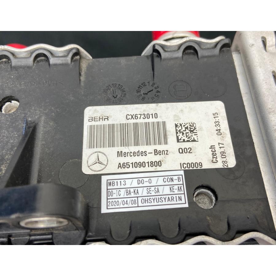 MB113 X253 GLC 220d スポーツ 4MATIC インタークーラー A6510901800 ★漏れ無し ★即決★ : ジパング ...