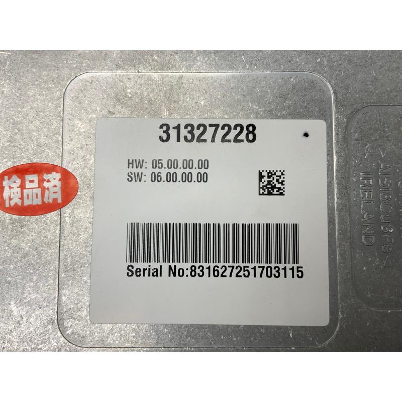 VL015 FB ボルボ S60 T6 AWD リア ビュー カメラ コントロール ユニット/モジュール 31327228 ★エラー無し :6643VL015-F:ジパングオートパーツ ...
