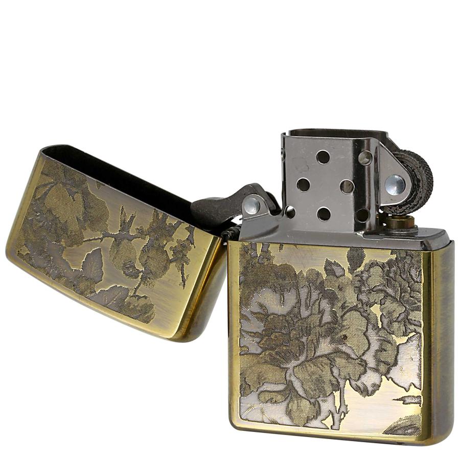 ZIPPO 絶版/ヴィンテージ Zippo ジッポー 中古 2005年製造ZIPPO Paul Smith Flower Design 両面 花柄 ブラス [S]ほぼ新品同様 : Zippo ...