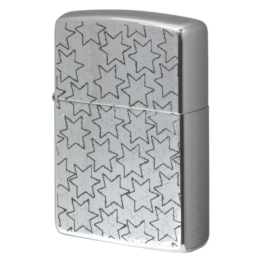 ZIPPO 絶版/ヴィンテージ Zippo ジッポー 中古 2009年製造ZIPPO Paul Smith Stars スターズ[A]使用感 ...