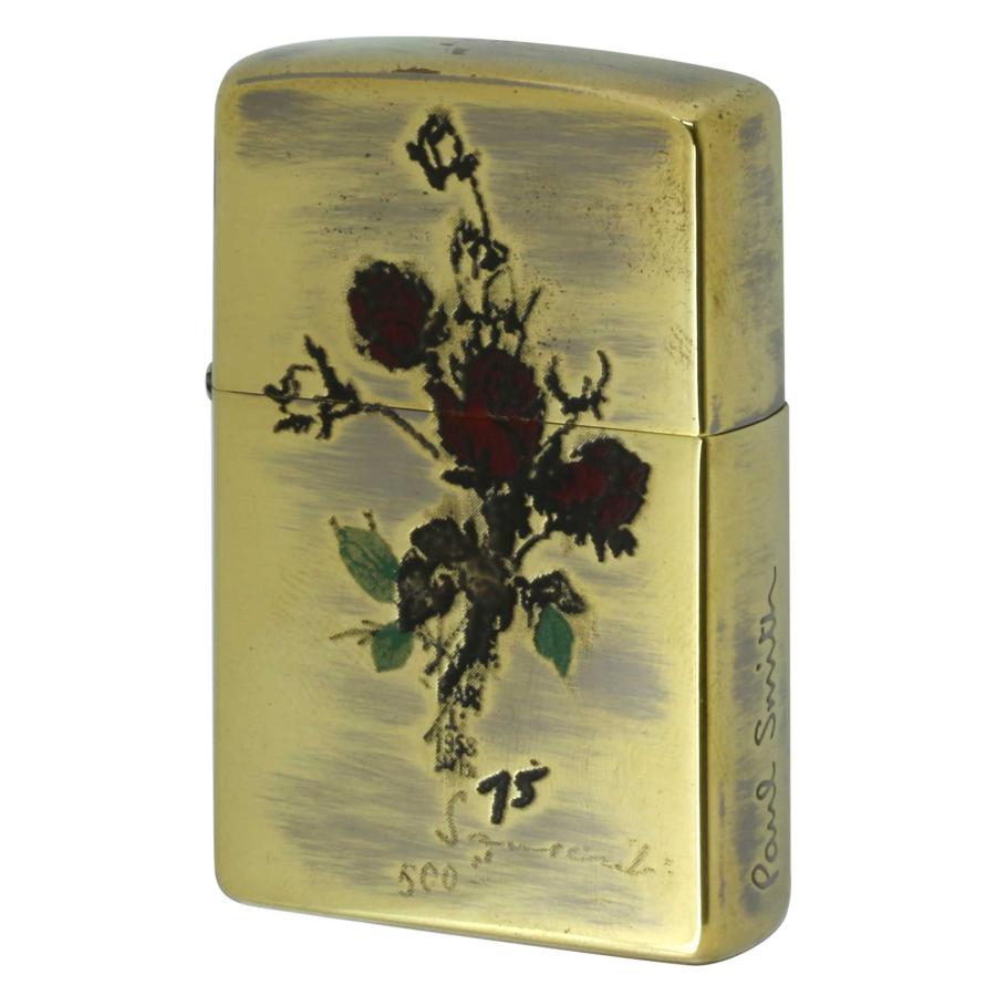 ZIPPO 絶版/ヴィンテージ Zippo ジッポー 中古 2006年製造ZIPPO Paul Smith ROSE 薔薇 ブラスイブシ仕上げ [B]使用感ありやや傷汚れあり : Zippo ...