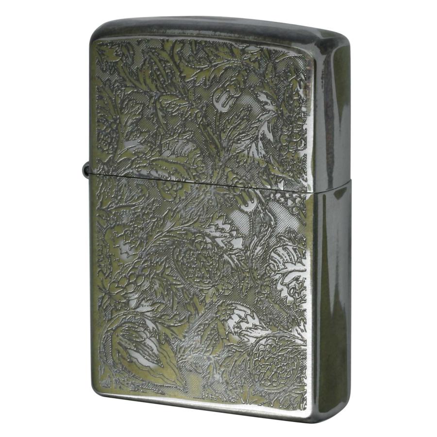ZIPPO 絶版/ヴィンテージ Zippo ジッポー 中古 2004年製造ZIPPO Paul Smith Collection Arabesque 唐草模様 両面 [A]使用感少なく状態が ...