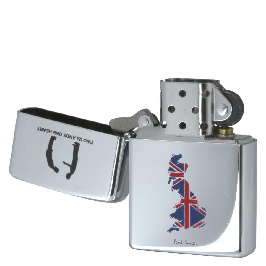ZIPPO 絶版/ヴィンテージ Zippo ジッポー 中古 2003年製造ZIPPO Paul Smith Two Island one heart イギリス＆日本 [A]使用感少なく状態が ...