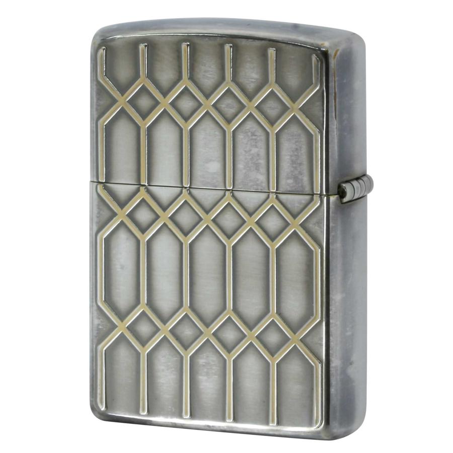 ZIPPO 絶版/ヴィンテージ Zippo ジッポー 中古 2005年製造ZIPPO Paul Smith Collection 裏面格子デザイン [B]使用感ありやや傷汚れあり ...