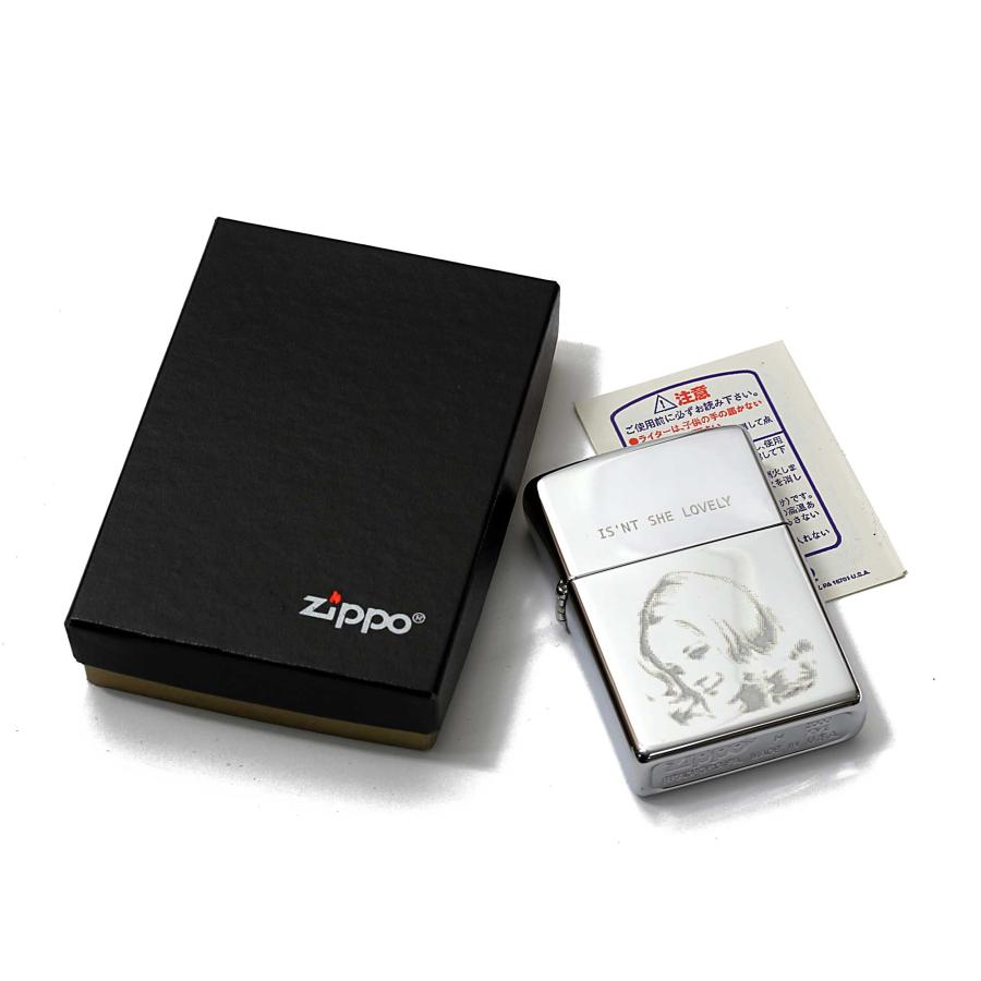 ZIPPO 絶版/ヴィンテージ Zippo ジッポー 中古 2000年製造ZIPPO Paul Smith 試作品 ISN'T SHE LOVELY 可愛いでしょ？ [S]ほぼ新品同様 ...