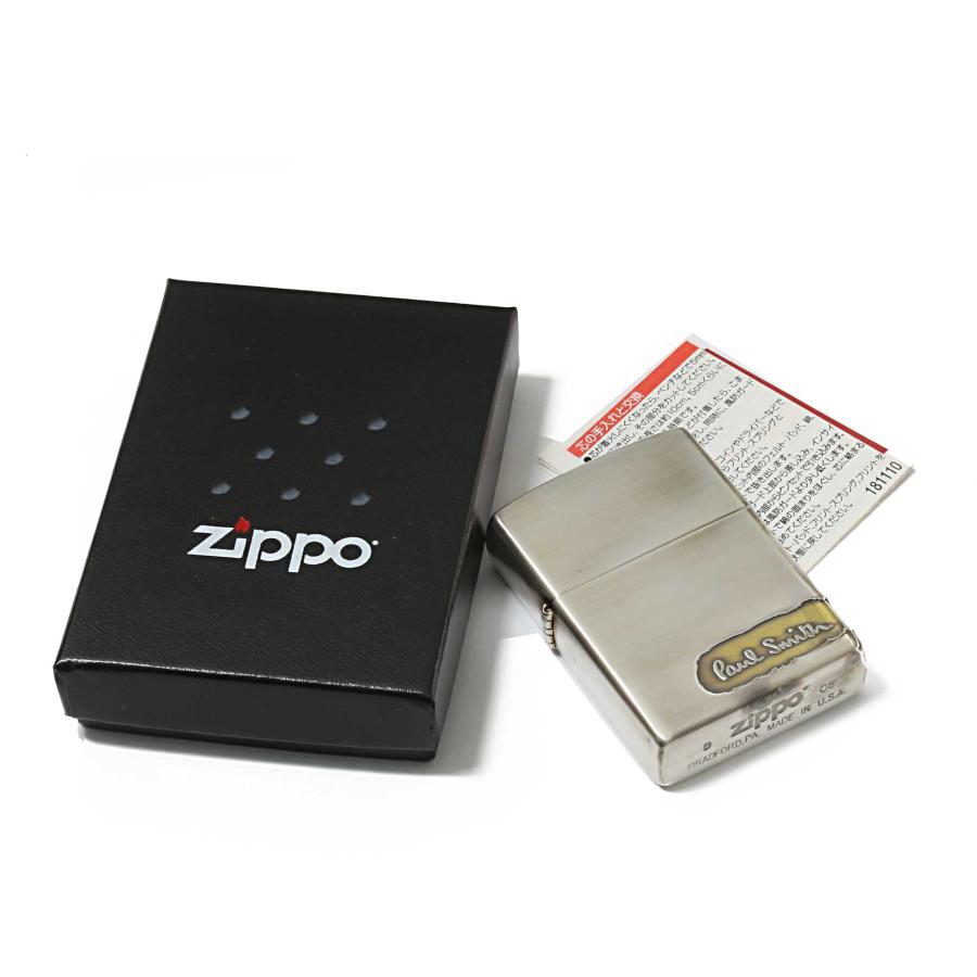 ZIPPO 絶版/ヴィンテージ Zippo ジッポー 中古 2008年製造ZIPPO Paul Smith Damage FRAME LOGO 右下 2面 [N]未使用・新品 : Zippo ...