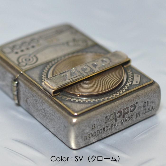 ZIPPO ジッポーライター レコード盤を回せます！ レコードデザイン ターンテーブル SV(クローム) 2UD-RECORD : ZIPPO ...