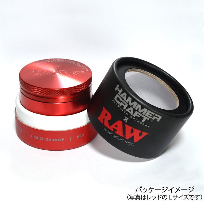 RAW×HAMMERCRAFT アルミニウムグラインダー Msize（直径55mm） RED レッド : ZIPPO Specialty NAKAMURA - 通販 - Yahoo!ショッピング