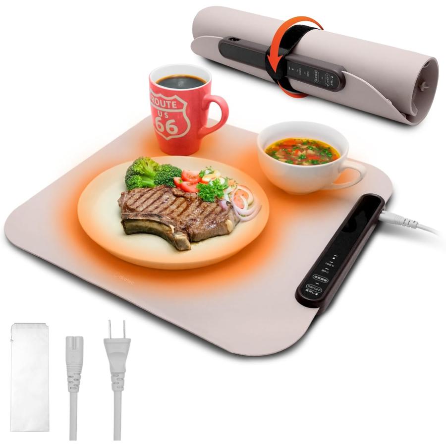 ドリテック 公式 フードウォーマー 料理 保温 コンパクト 小さい 発酵 ホッとマットまる ベージュ WM-100BE : 家電 アラモード - 通販 - Yahoo!ショッピング