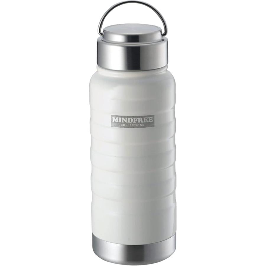 Kakusee カクセー(Kakusee) マグボトル ホワイト 550ml MF-05W 真空二重 二層構造 広口 保温 保冷 断熱 ステンレスボトル マインドフリー 正規品 : 家電 ...