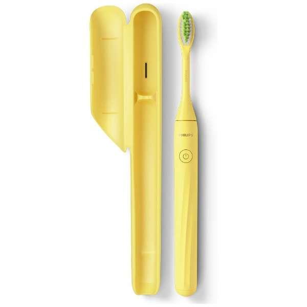 Philips フィリップス 乾電池式電動歯ブラシ One By Sonicare マンゴー HY1100/32 トラベル HY1100 正規 ...