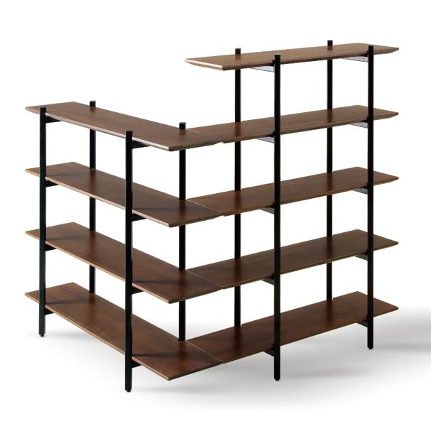 シェルフ ラック オープンシェルフ オープンラック 幅100cm 5段ラック 5段 シンプル 木製 天然木 間仕切り : Z家具 - 通販 - Yahoo!ショッピング