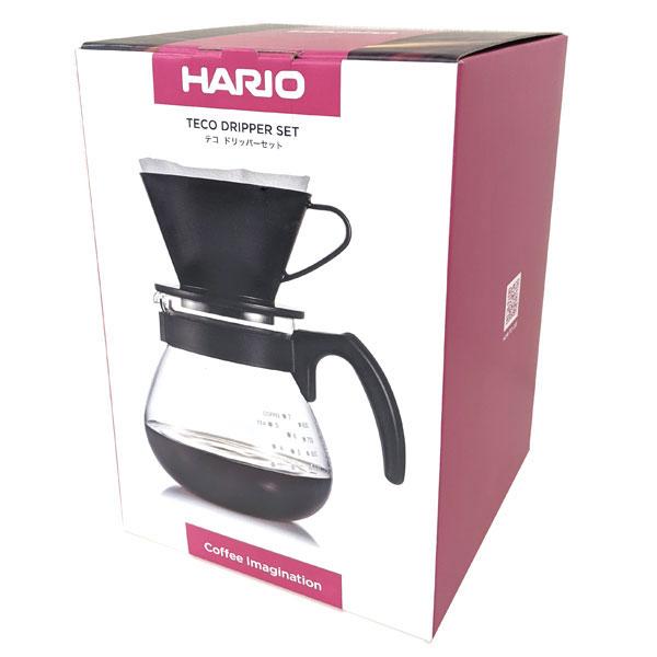 ハリオ HARIO テコ ドリッパーセット ブラック 1000mL TCDN-100B :4977642143289:ザッカズ ヤフー店 - 通販 - Yahoo!ショッピング