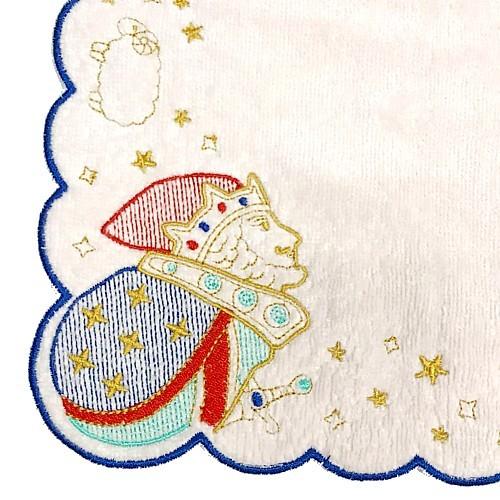 ジブリ グッズ 耳をすませば 刺繍スカラップミニタオル ドワーフ ジブリ グッズ 耳をすませば 刺繍スカラップミニタオル ドワーフ