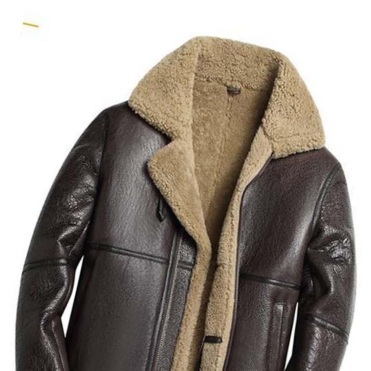 ラムムートン ラムレザー コート メンズ アウター 羊皮 本革 秋/冬 ブラウン M/L/2L/3L/4L/5L l4a17 : zoeeヤフー店 - 通販 - Yahoo!ショッピング