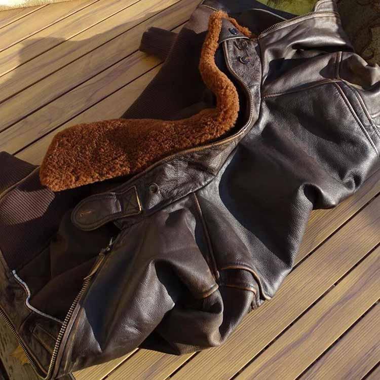 子牛革 レザー ジャケット コート メンズ リブ袖 裾リブ カーフレザー アウター 本革 秋/冬 ブラウン S/M/L/2L/3L/4L/5L l4b05 : zoeeヤフー店 - 通販 ...