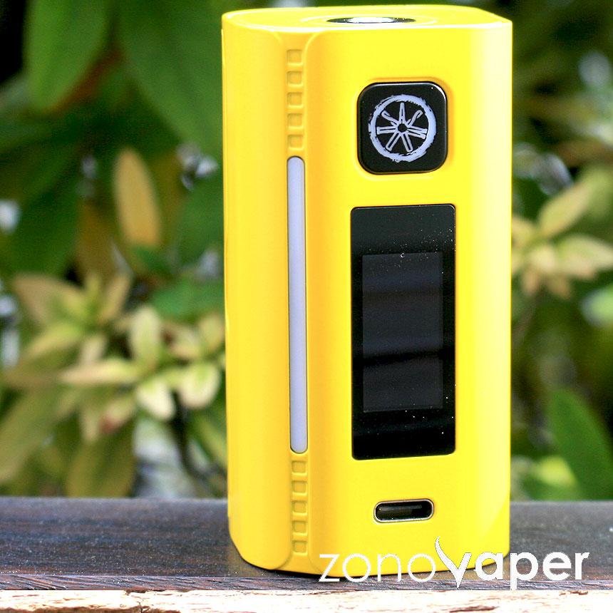 ASMODUS アスモダスLustroルストロ 200W Touch Screen TC Mod Yellow : 電子タバコ専門店 ...