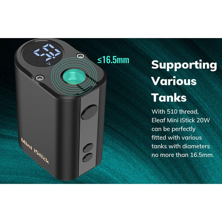 Eleafイーリーフ Mini iStick 20W Mod 1050mAh Red Black Gradient : 電子タバコ専門店 ...