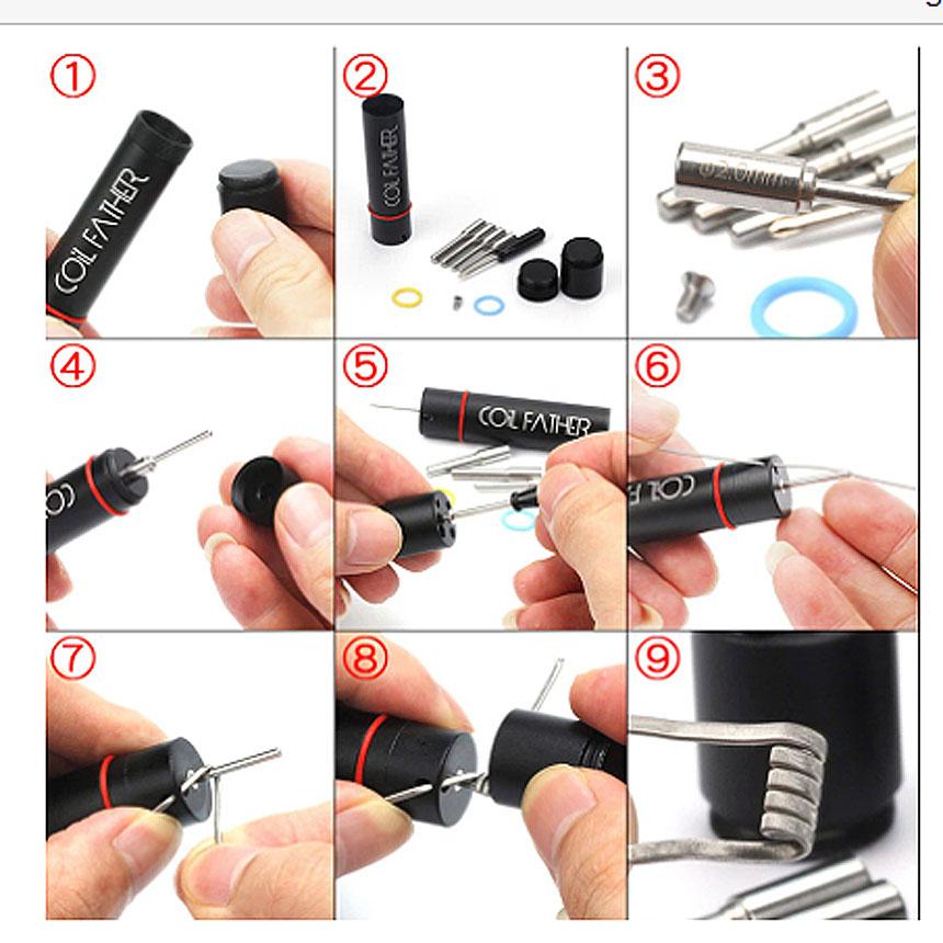 Coil Father Coiling Kit V2 Vape Coil Jig（ネコポス便送料300円引き対象商品*注意事項要確認 ...