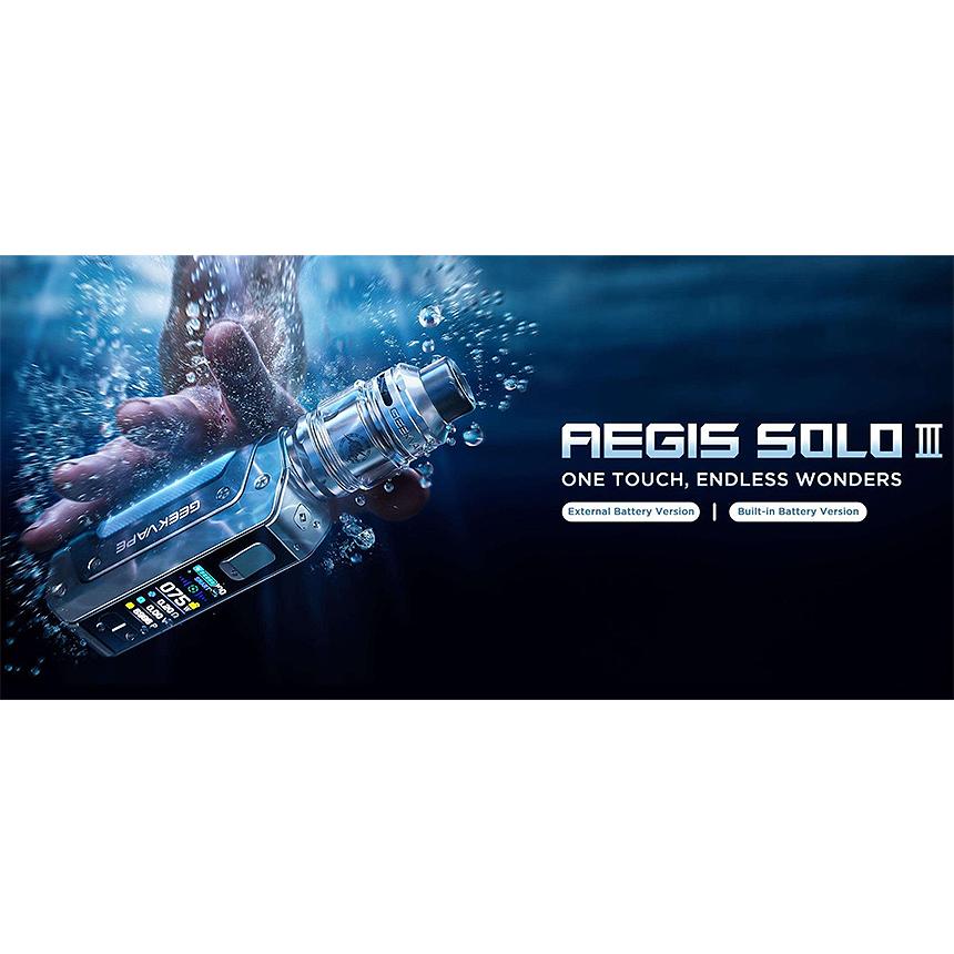 Geekvapeギークベイプ Aegis Solo 3 (S100) Box Mod Green : 電子タバコ専門店 ZONOVAPER ...
