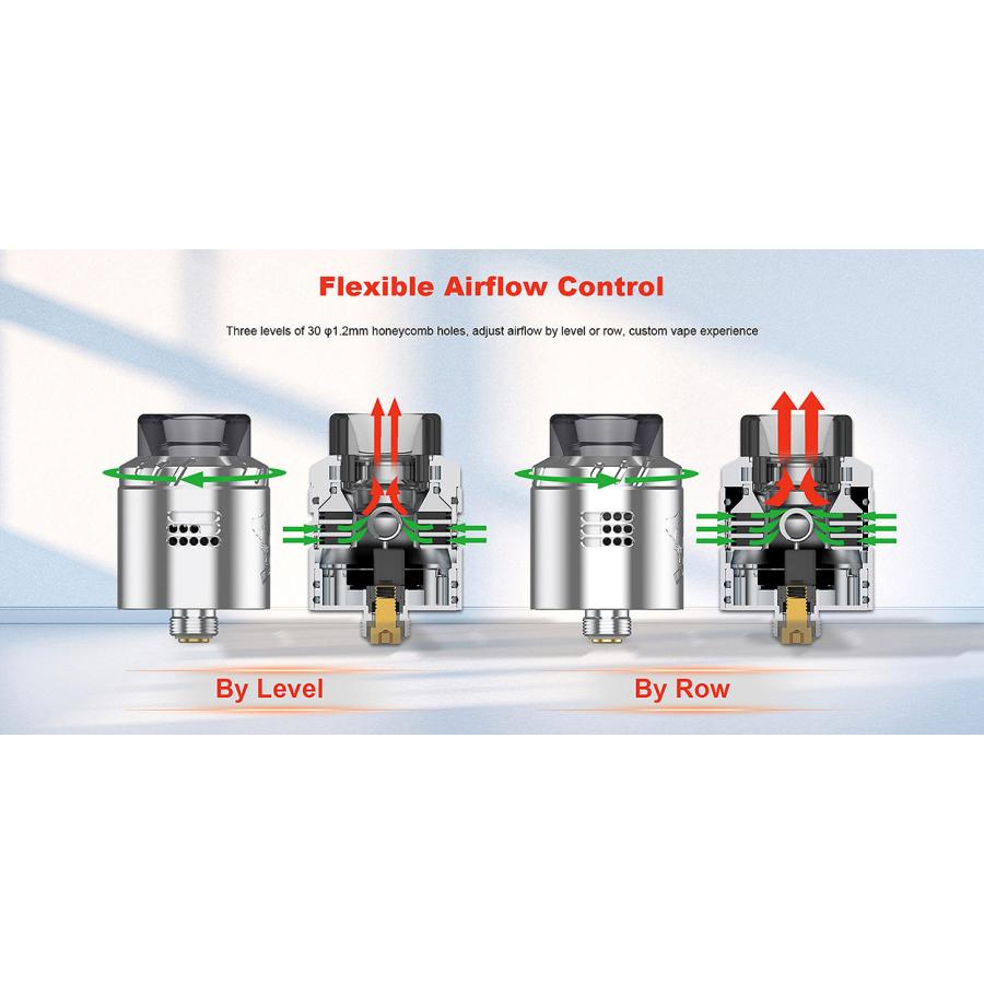 HELLVAPE Dead Rabbit デッドラビットSolo RDA 22mm Matte Matte Black : hellvape ...