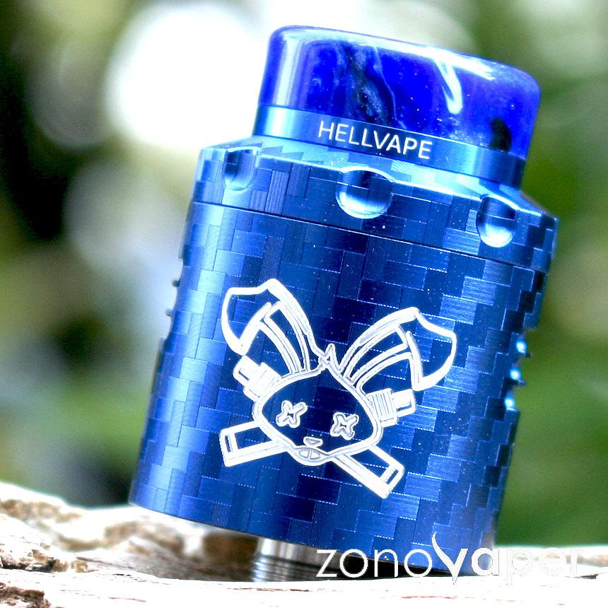 HELLVAPE Dead Rabbit デッドラビットV3 RDA Blue Carbon Fiber : 電子タバコ専門店 ...
