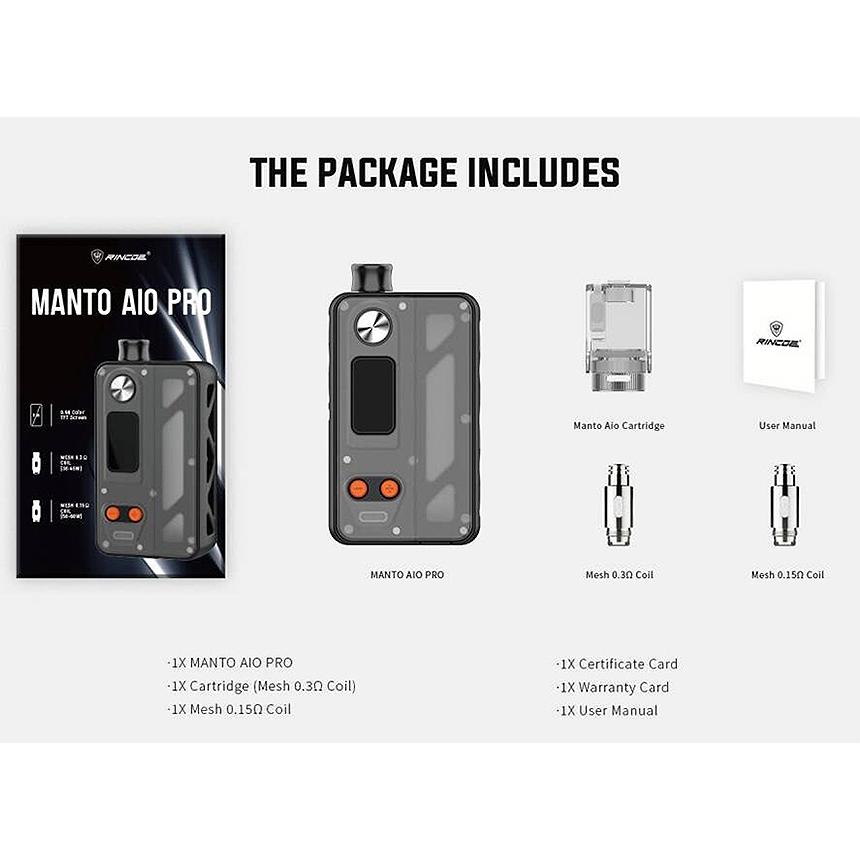 Rincoeリンコー Manto AIO PRO 80W Kit 3.5ml Lime Green : 電子タバコ専門店 ZONOVAPER - 通販 - Yahoo!ショッピング