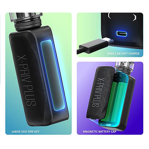 SMOK スモックX-PRIV Plus Box Mod 225W Black Shell : smok-m043 : 電子タバコ専門店 ...