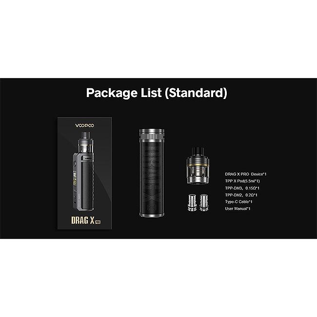 VOOPOOブープーDrag X Pro 100W Pod Mod Kit TPD Version 2ml Gobi Gray : 電子タバコ専門店 ZONOVAPER - 通販 ...