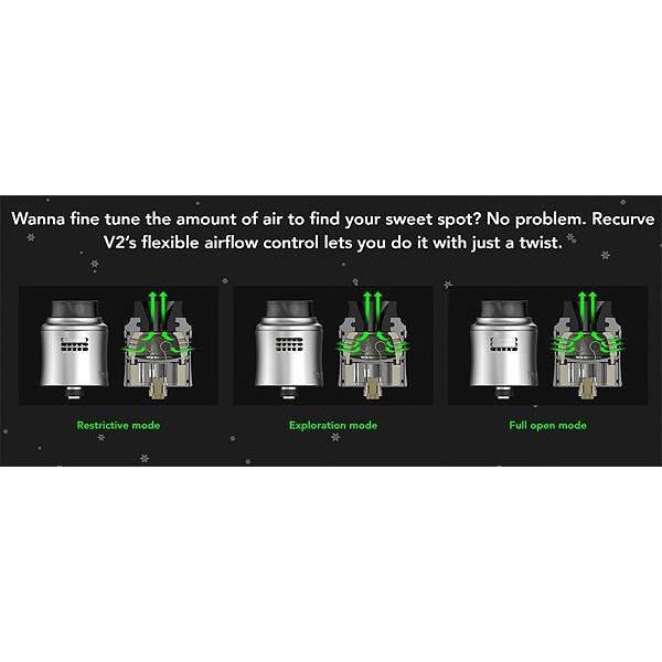 WOTOFOウォトフォRecurve V2 RDA Atomizer GunMetal : 電子タバコ専門店 ZONOVAPER - 通販 ...