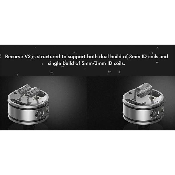 WOTOFOウォトフォRecurve V2 RDA Atomizer GunMetal : 電子タバコ専門店 ZONOVAPER - 通販 ...