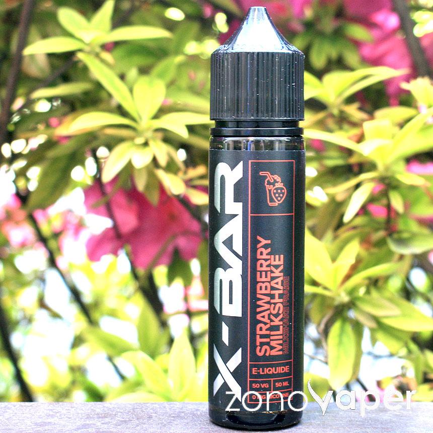 X-BARエックス・バー STRAWBERRY MILKSHAKE 50ml（＊ネコポス便、対象商品） : 電子タバコ専門店 ...