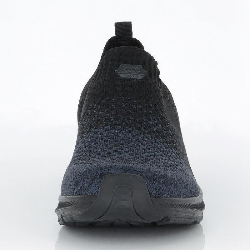 セール 楽々クッション ムーンスター シナジークッション SNGY M07 CHBK n 紳士 メンズ 柔らかフライニット 軽量 スニーカー ...