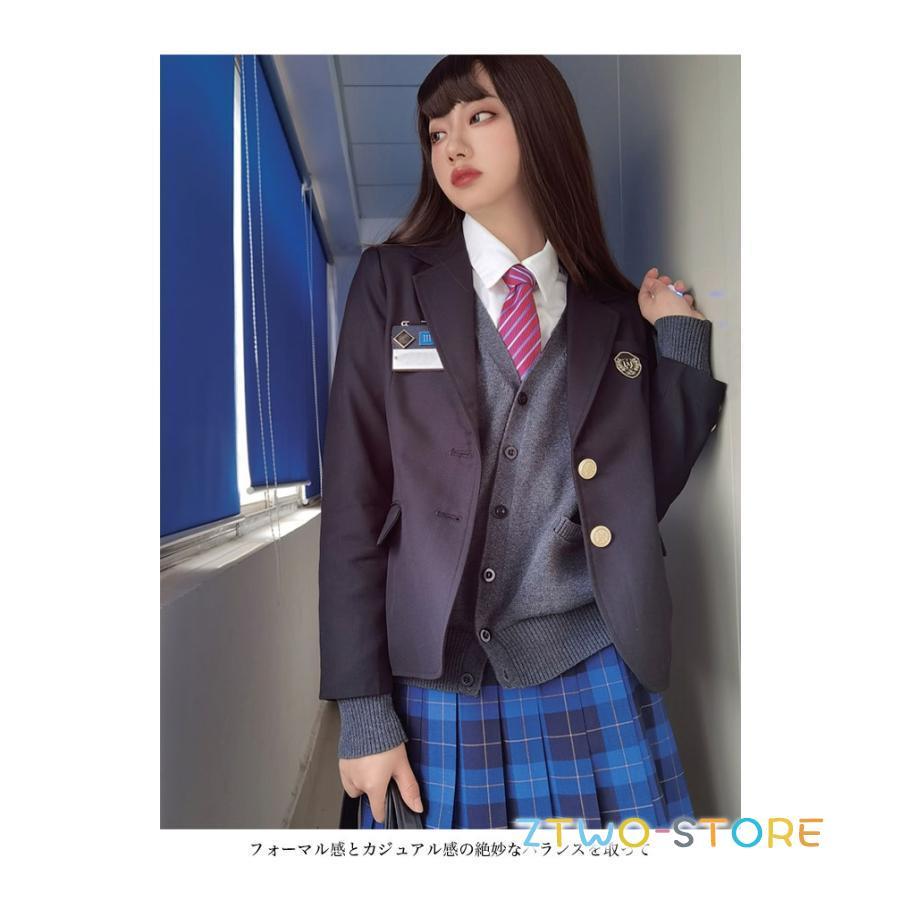 ブレザー JK 制服 レディース テーラードジャケット スクール ユニフォーム スーツジャケット お洒落 レトロ 普段着 女子高生 コスチューム : Z2ストア - 通販 - Yahoo!ショッピング