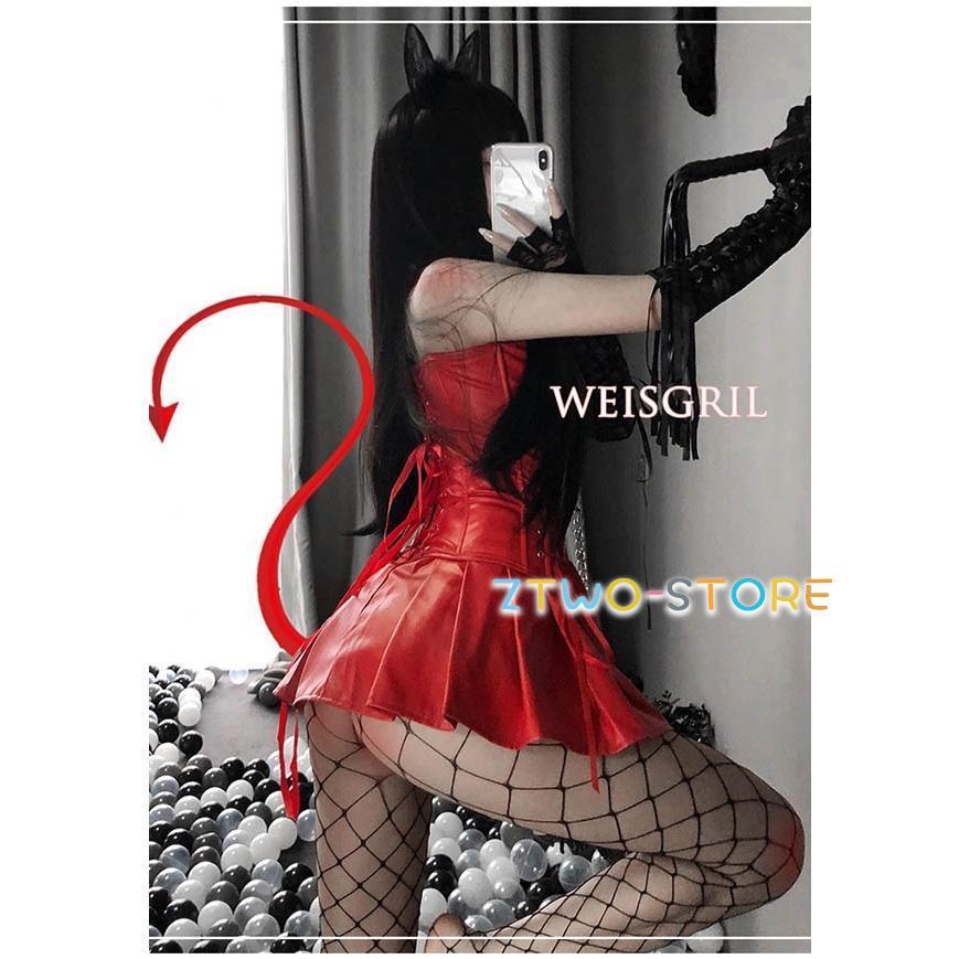 ボンテージ 女王様 誘惑 PU 萌え コスプレ衣装 SM クリスマス コスチューム 黒 ブラック レッド プレゼント : Z2ストア - 通販 - Yahoo!ショッピング