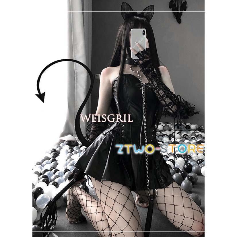 ボンテージ 女王様 誘惑 PU 萌え コスプレ衣装 SM クリスマス コスチューム 黒 ブラック レッド プレゼント : Z2ストア - 通販 - Yahoo!ショッピング