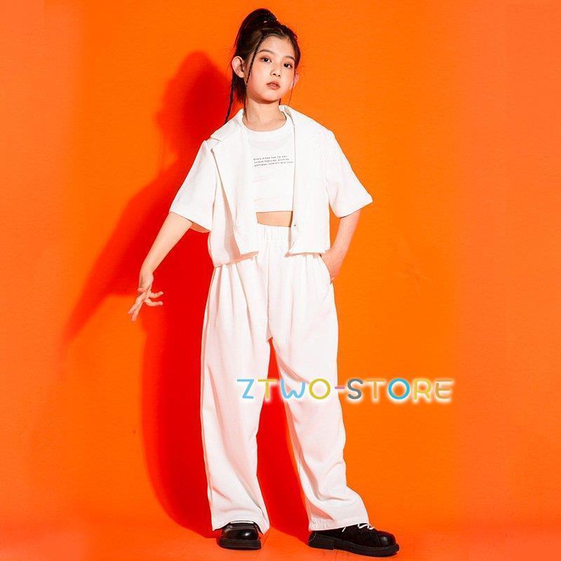 キッズ ダンス衣装 ヒップホップ ジャズダンス デニム HIPHOP ステージ衣装 ステージ服 演出服 子供ダンス 演奏会 練習着 団体服 発表会 応援団 :ztwo0622-wdf51:Z2 ...