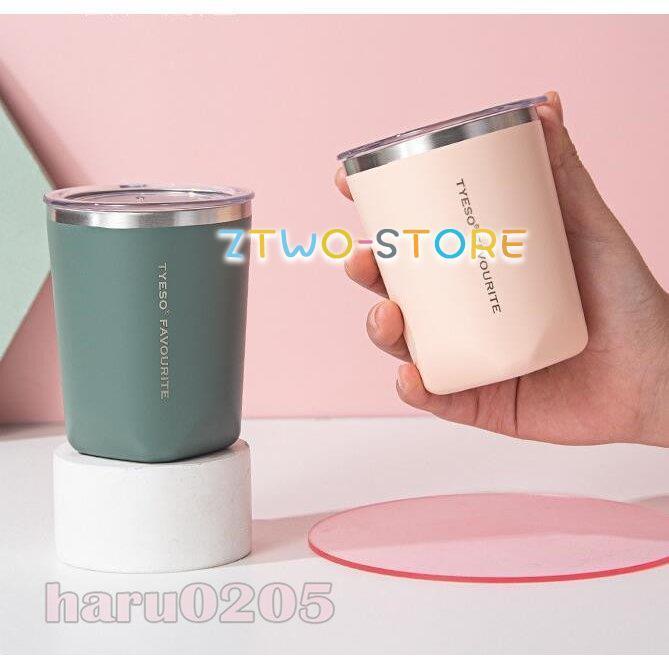 タンブラー コーヒーカップ 直飲み 保冷 保温 ステンレス製 マグボトル車用 魔法瓶 マ水筒 蓋付き コップ 通勤 OL オフィス 持ち歩き マグカップ プレゼント : Z2ストア - 通販 ...
