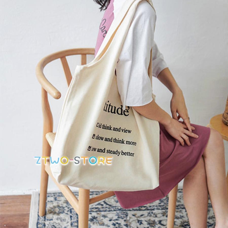 ロゴキャンバスバッグ レディースa4キャンバストートバッグ 大容量 可愛い 布 軽量 エコバッグ 帆布 ホワイト : Z2ストア - 通販 - Yahoo!ショッピング