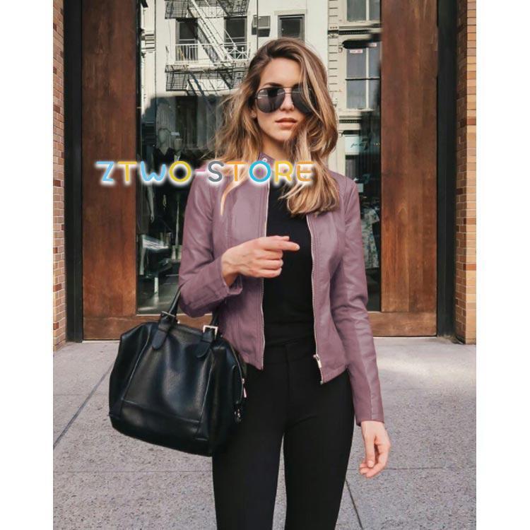 PU レザー ジャケット レディース ライダースジャケット 春 秋 冬 長袖 大きいサイズ シングルライダース ブラック 革ジャン ライトアウター ジ : zzz1017-win115 ...