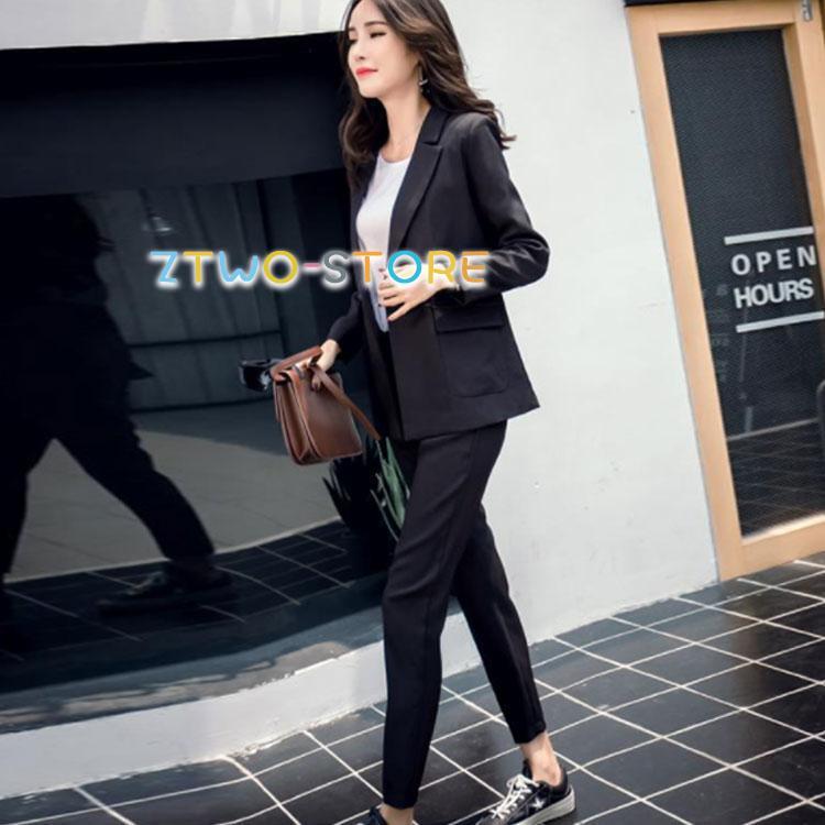 パンツスーツ レディース セットアップ 上下 2点セット テーラードジャケット オフィス カジュアル フォーマル 着痩せ おしゃれ シンプル ファッシ : zzz1017-win128 ...