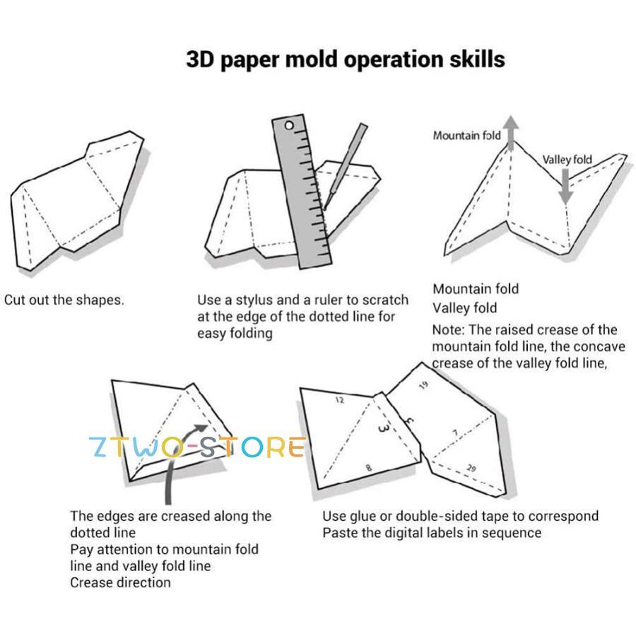 パンダ 手作り ハンティングトロフィー クラフトペーパー DIY 紙おもちゃ 3D折り紙 ペーパーモデル ペーパーアート クラフト 3Dアニマルウォール : Z2ストア - 通販 ...