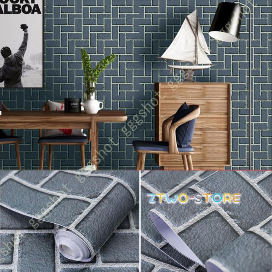 壁紙 シール リメイクシート レンガ 白 壁シール おしゃれ キッチン 北欧 クロス ブロック 扉 カフェ モダン フィルム カッティングシート diy シート : Z2ストア - 通販 ...