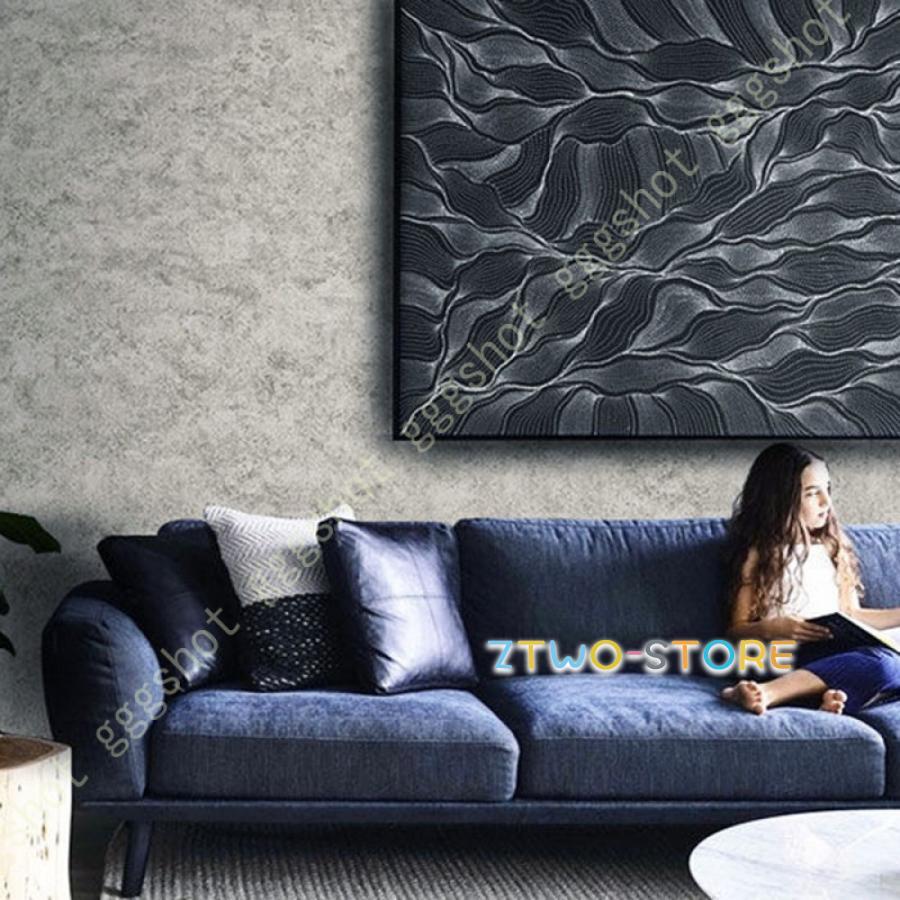 壁紙 コンクリート 60CM × 5M グレー 防水 耐熱 防汚 厚手 剥がせる壁紙 コンクリート調 リメイクシート カッティングシート 簡単な貼付 接着剤付 DIY : Z2ストア - 通販 ...