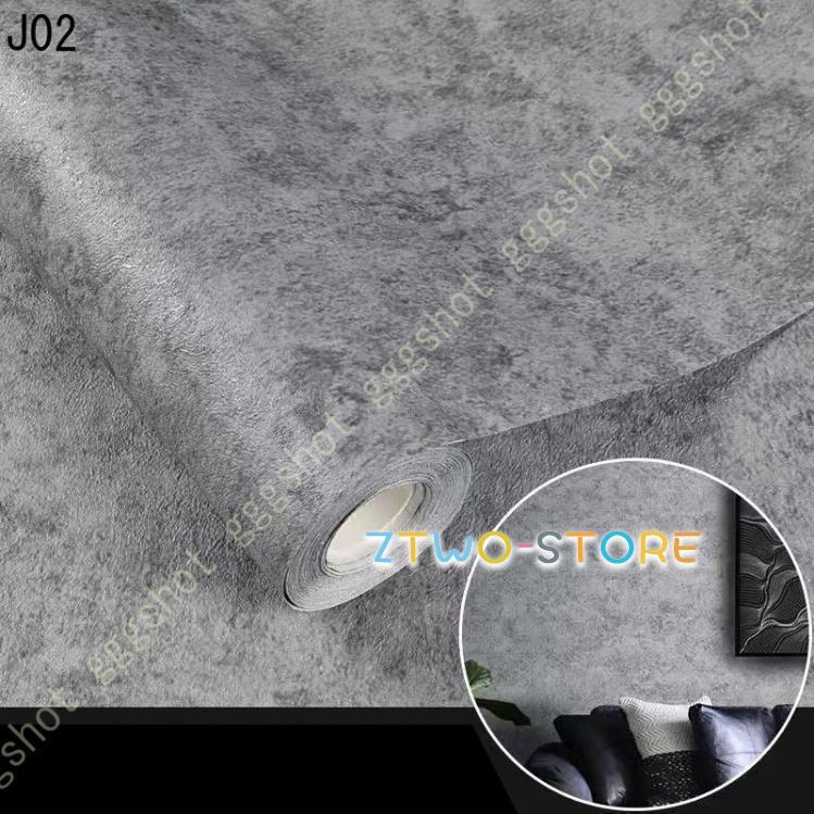 壁紙 コンクリート 60CM × 5M グレー 防水 耐熱 防汚 厚手 剥がせる壁紙 コンクリート調 リメイクシート カッティングシート 簡単な貼付 接着剤付 DIY : Z2ストア - 通販 ...