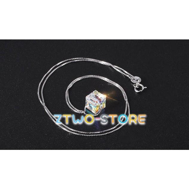 ネックレース キューブ 一粒 立方体 レディース プラチナ仕上げ シルバー925 ギフト アクセサリー : Z2ストア - 通販 - Yahoo!ショッピング